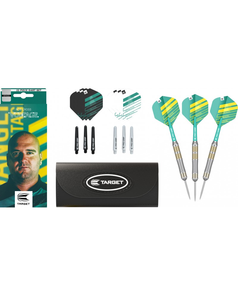 Target Rob Cross 22 Piece Brass Dart Set 22g