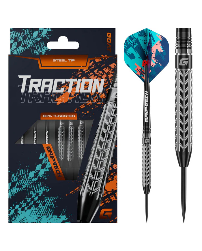 GOAT Traction Darts - Steel Tip - 80% Tungsten